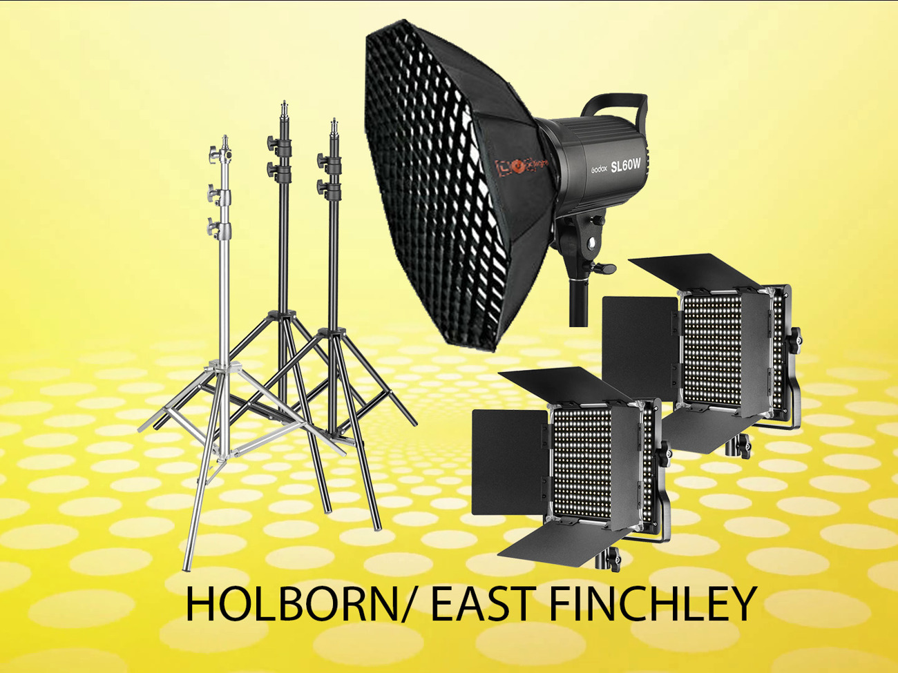 Rent 3 point lighting kit (Godox SL-60W +2x Neewer 660) from Adrian S ...