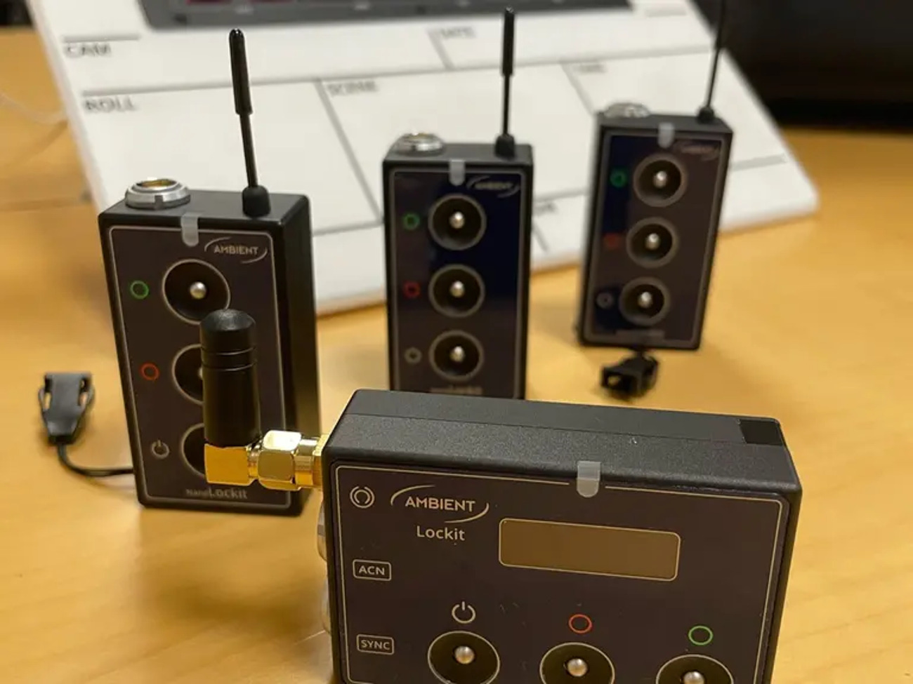 Rent Ambient Timecode Kit - Lockit, Nanolockit & Slate from Real Time Events, Beeston & Holbeck ...