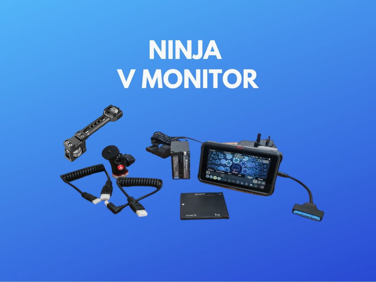Rent Atomos Ninja V Monitor Recorder 4k HDMI - 1 TB Sony Atom X from GB ...