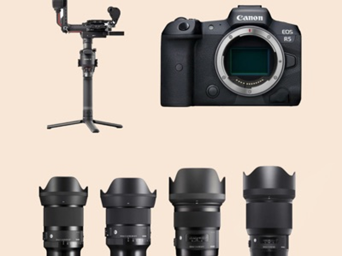 Rent Canon R5 + Sigma lens set / DJI rs3 pro from MorpheusRentals.com ...