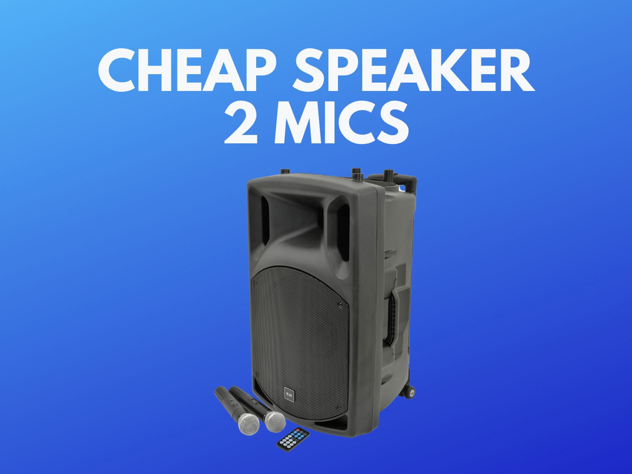 Rent Cheap Speaker QTX + 2 Wireless Microphone from GB, Newington ...