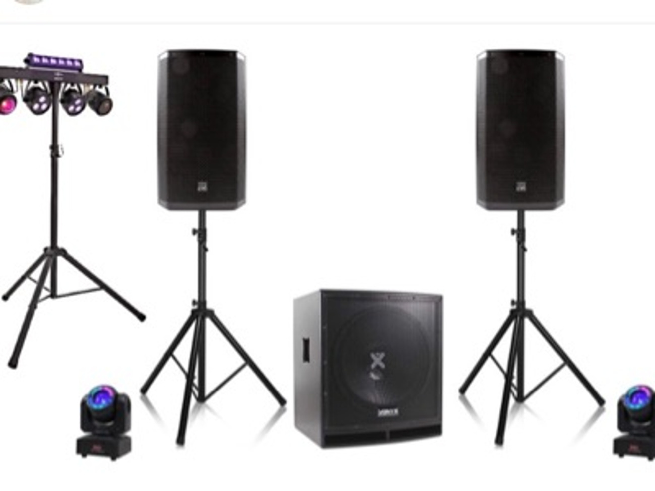 Rent DJ Package - ZLX12P speakers, subwoofer and lights from Patrick C ...