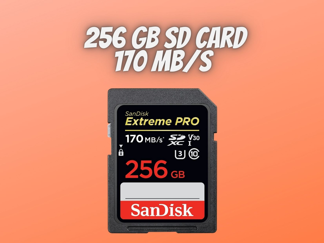 Rent MEMORY CARD SD card 256 GB 170 mb/s from Dita , Newington ...