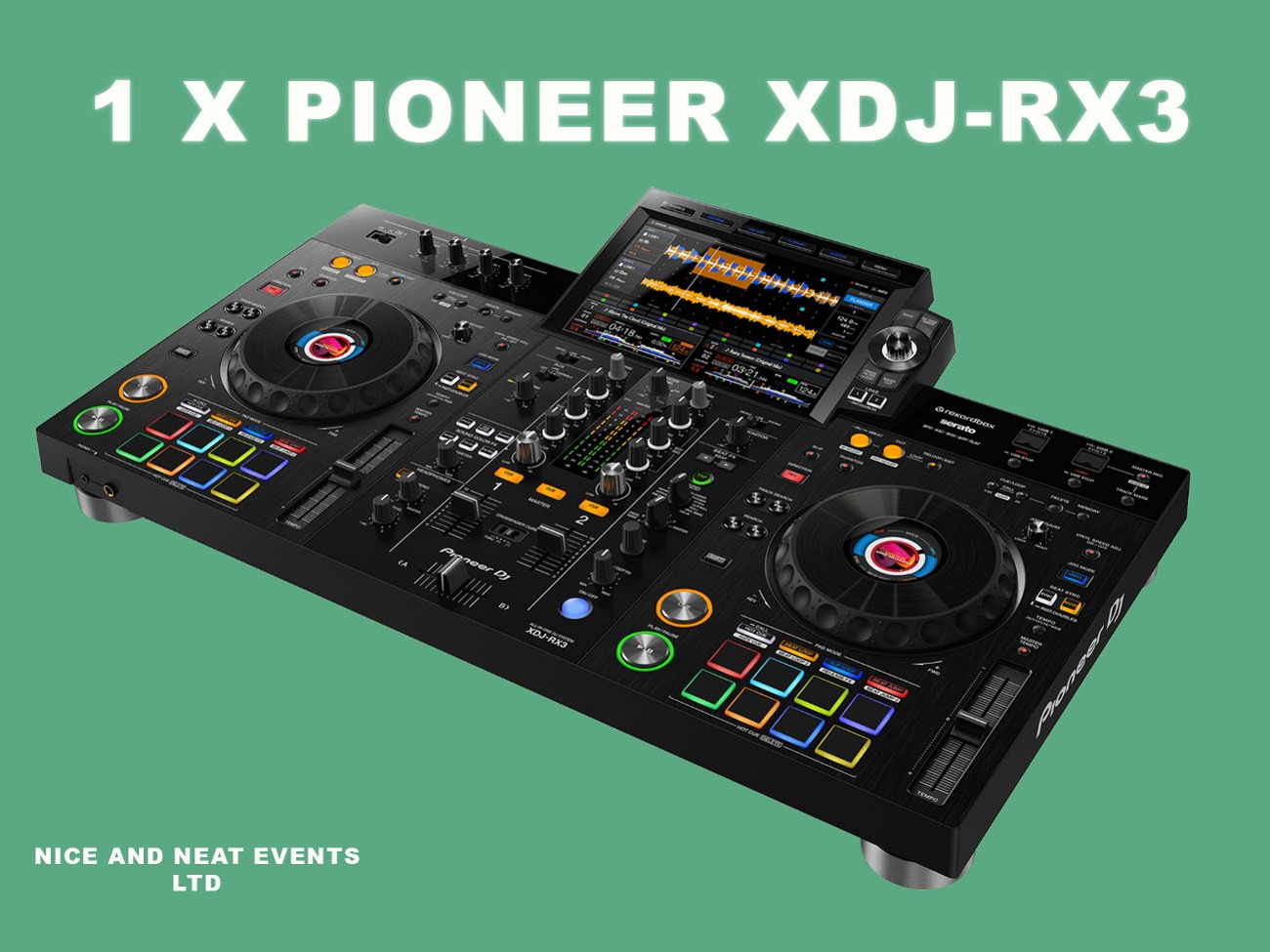 Rent PIONEER DJ XDJ-RX3 2 CHANNEL ALL IN ONE DJ SYSTEM from Edwin S ...