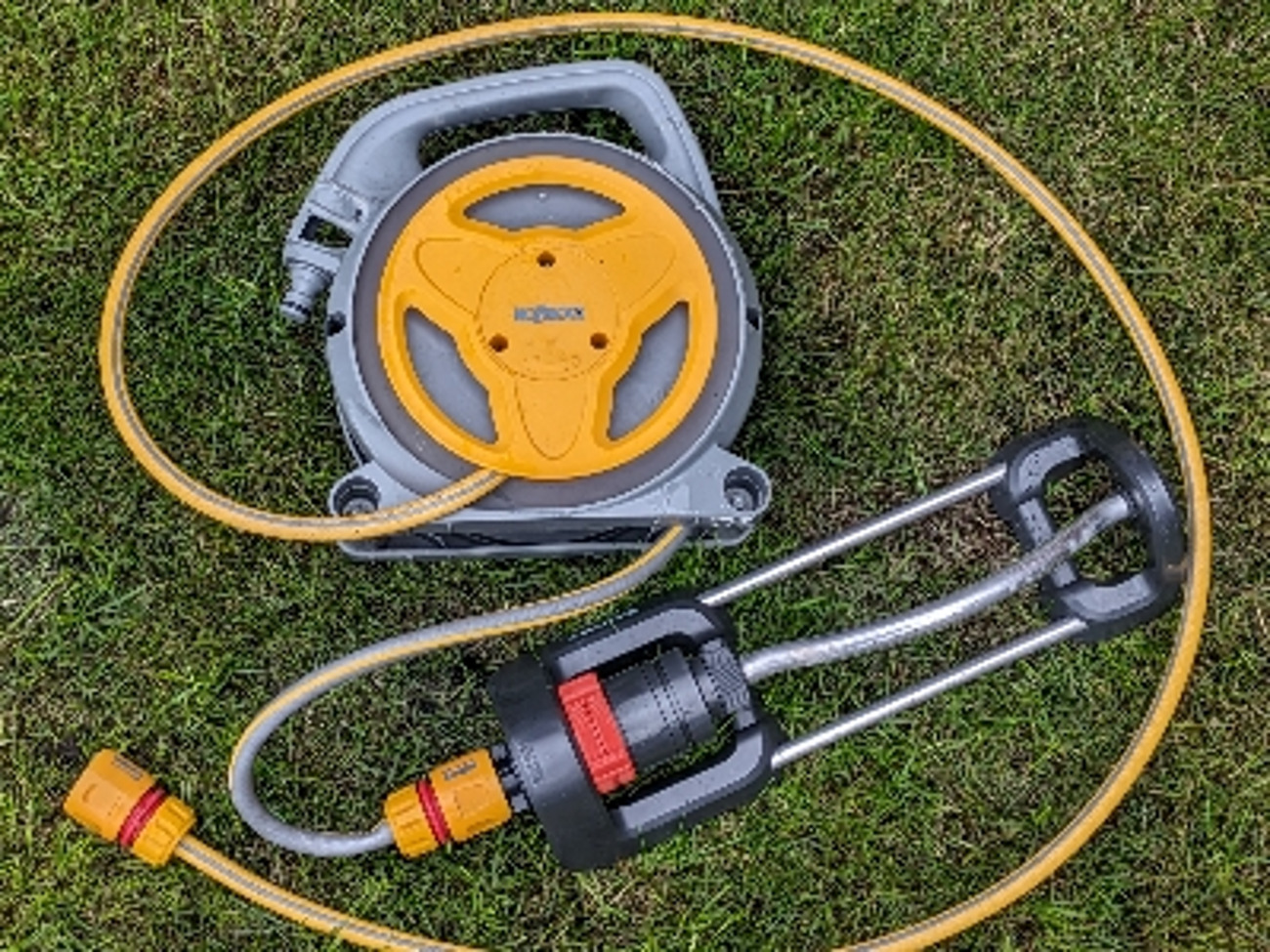 Rent Sprinkler Rotary System and Garden Hose Reel from Jev M, Hatch ...