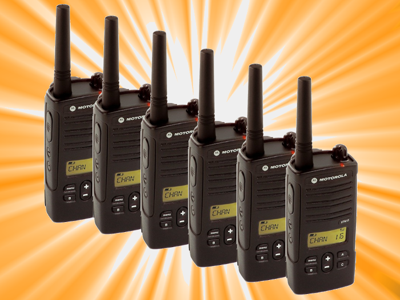 Rent Two-Way Radio Kit x6 / Walkie Talkies Motorola XTNiD from Sam P ...