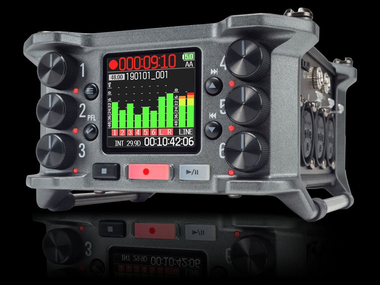 Rent ZOOM F6 Multi Track Field Recorder 32-Bit Float Recording from ...