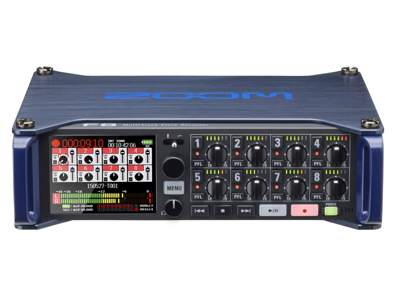 Rent Zoom F8n Field Recorder (SD Cards + Batts) from George O’Reilly ...