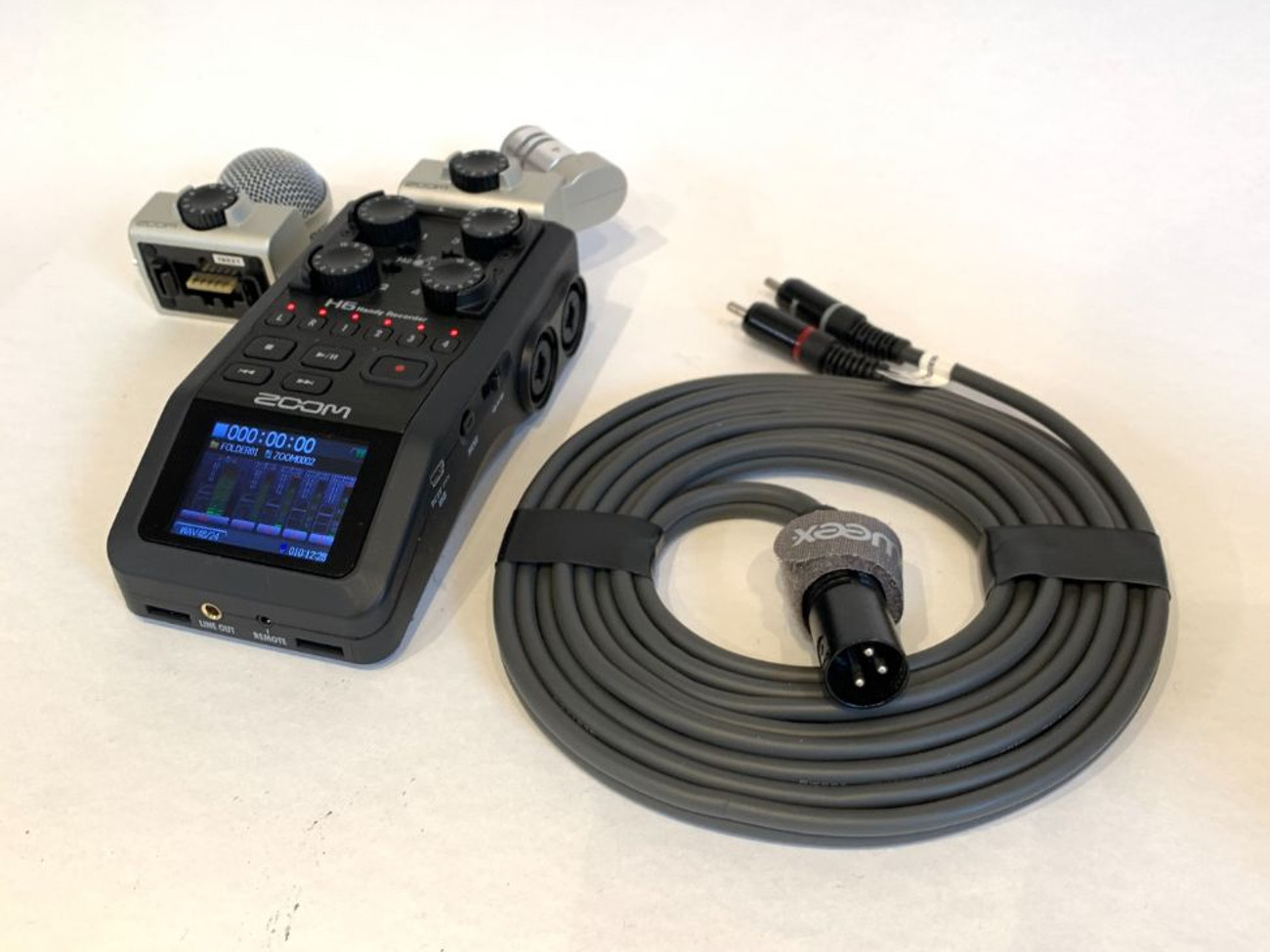 Rent Zoom H6 Audio Recorder + XLR Phonos RCA DJ mixer event desk from ...