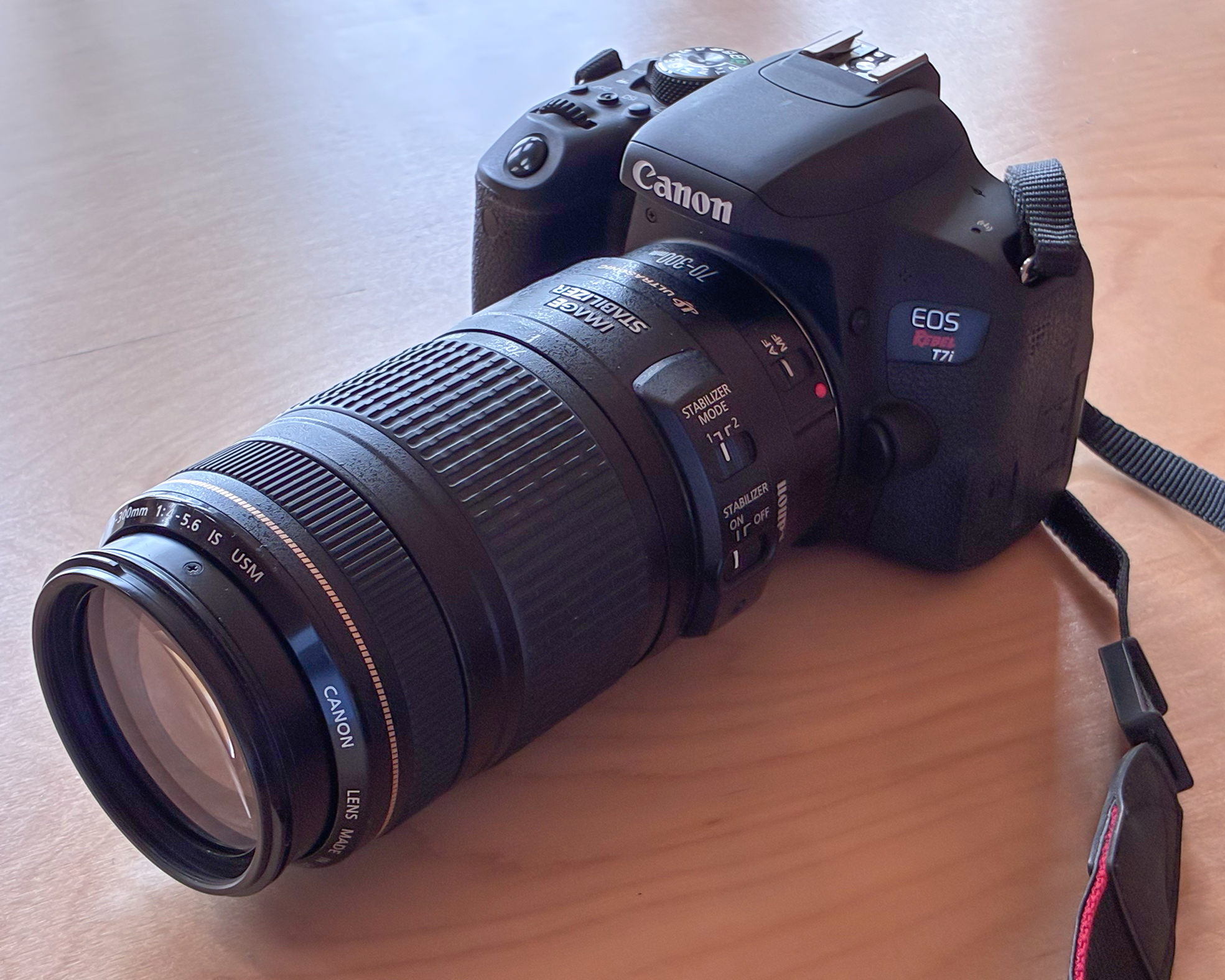 Rent Canon EOS Rebel T7i with 2 zoom lenses, battery, charger, case ...