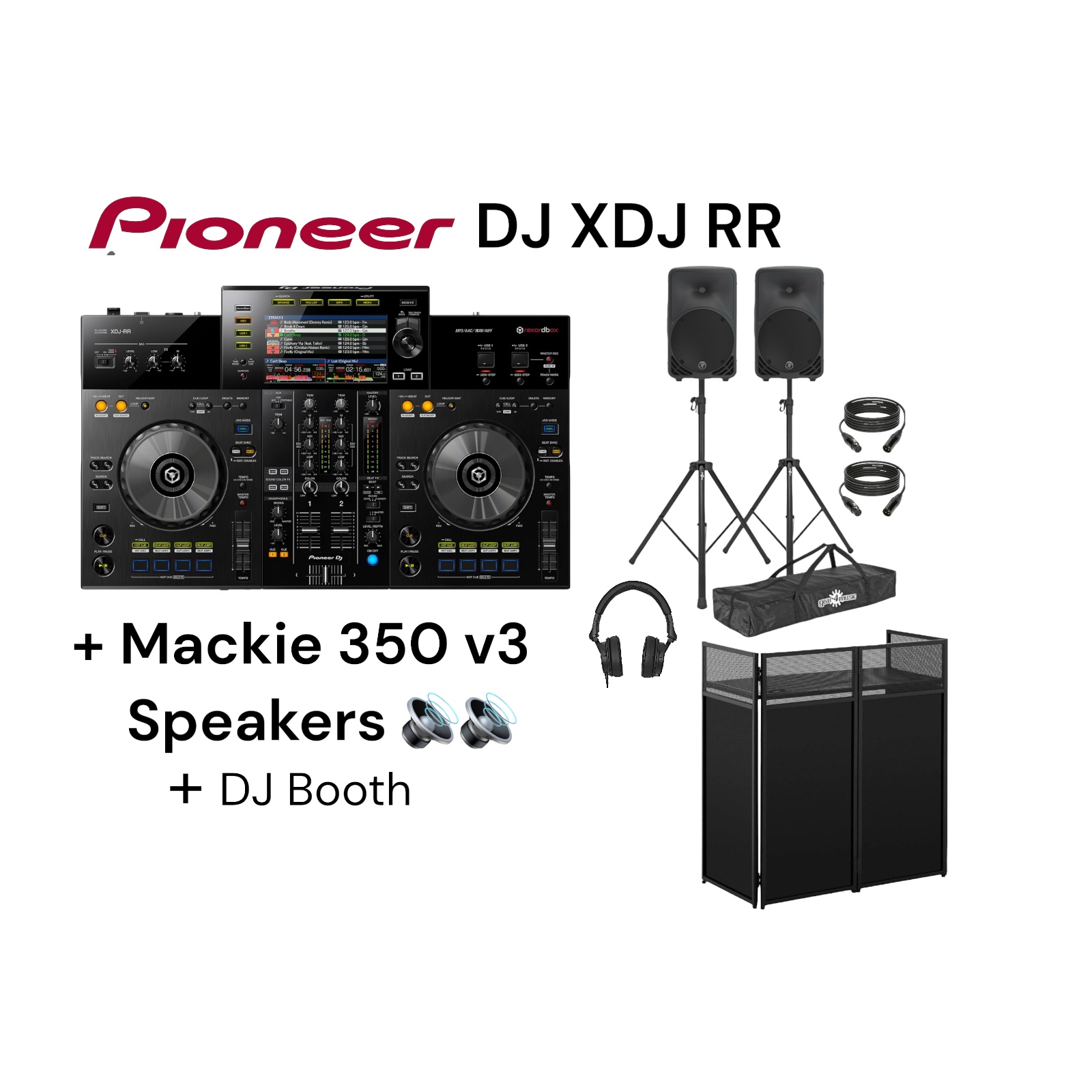 Rent Pioneer dj xdj rr + mackie speakers event party pop up rx pa all ...