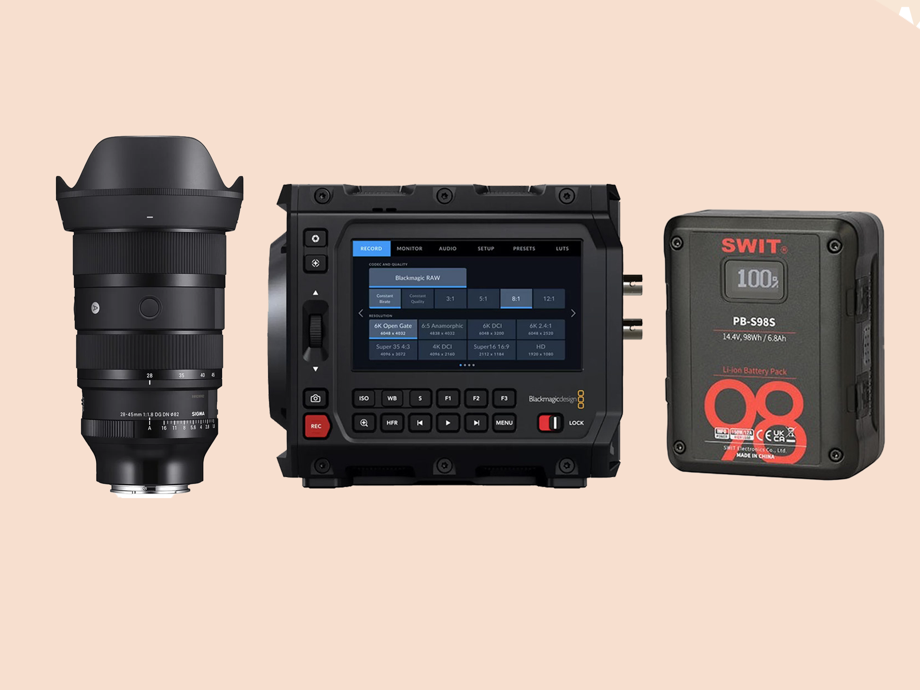 Rent Blackmagic Pyxis 6k / Basic kit 2 from MorpheusRentals.com, St ...