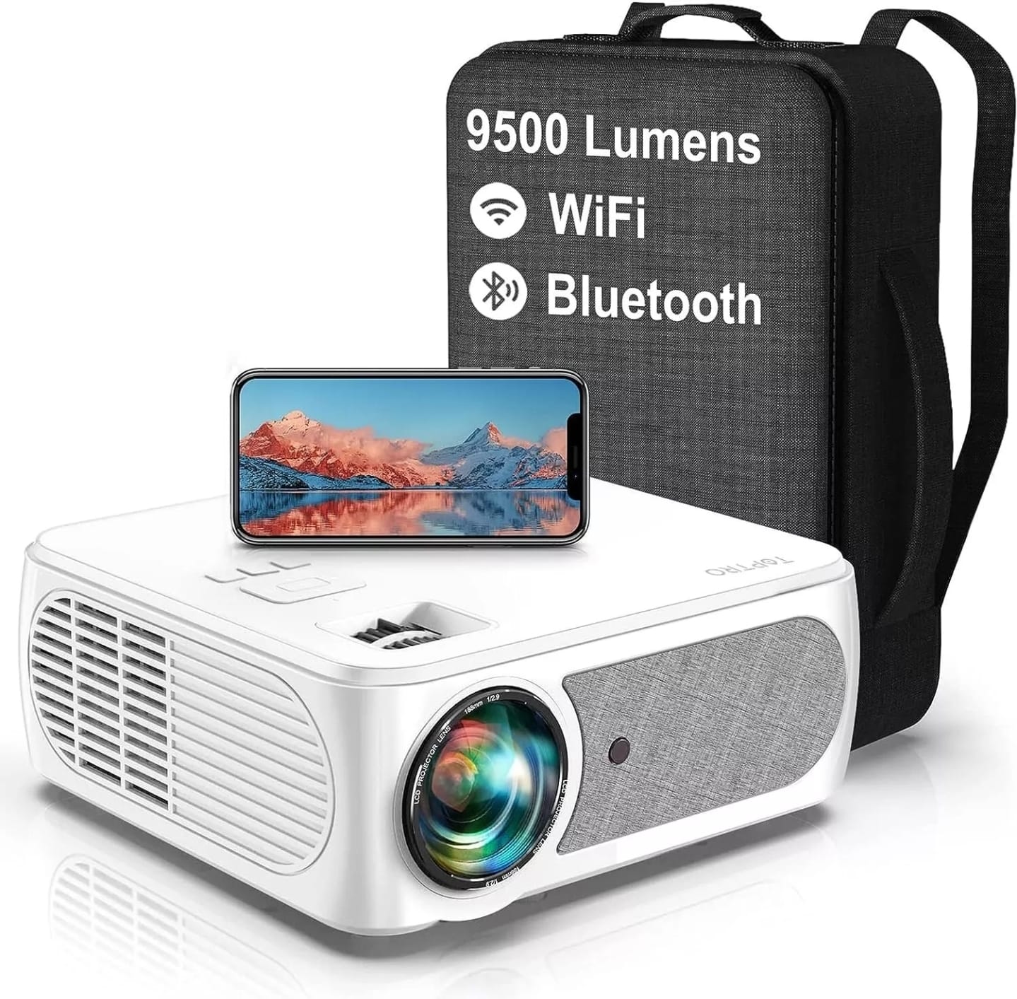 Rent TOPTRO X3 5G WiFi & Bluetooth Projector - 10000 lumens - Support ...