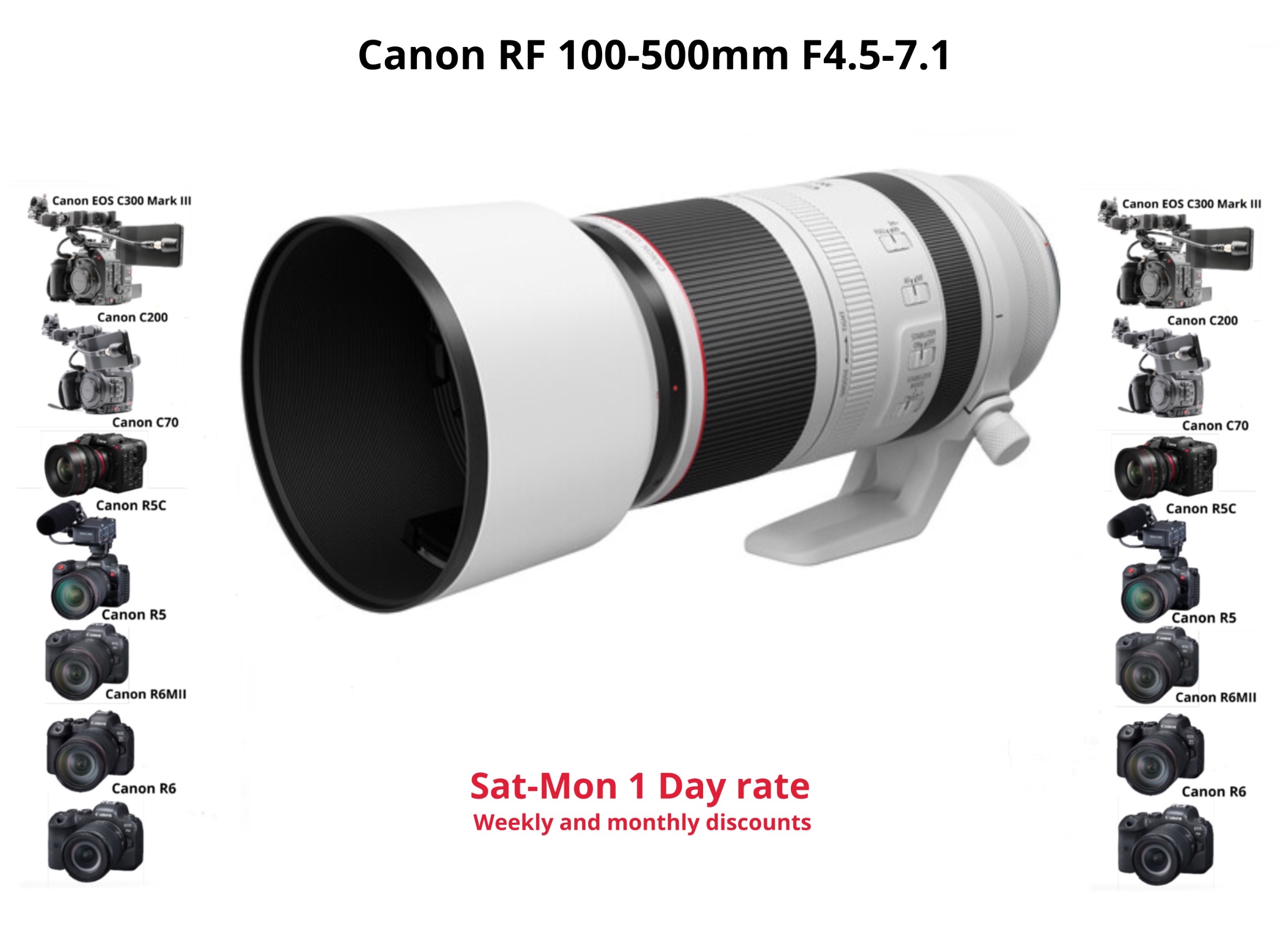Rent Canon RF 100-500mm F4.5-7.1L IS USM from Denise D, Mottingham ...