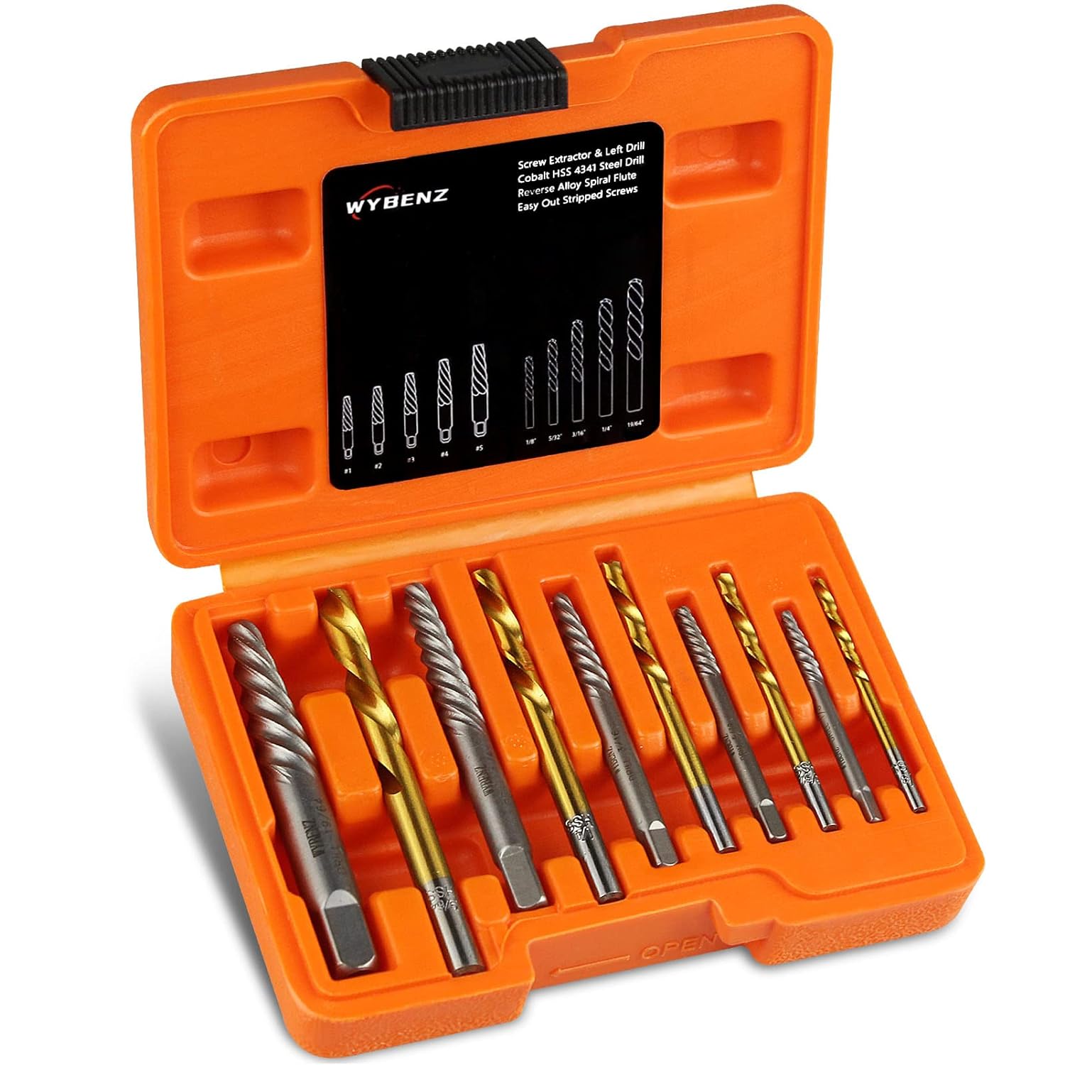 Rent 14Pcs Screw Extractor and Left Hand Drill Bits Set, Bolt Remover ...