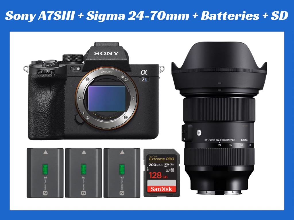 Rent Sony A7SIII/A7S3 Mirrorless Camera+Sigma 24-70mm F2.8 Lens from ...