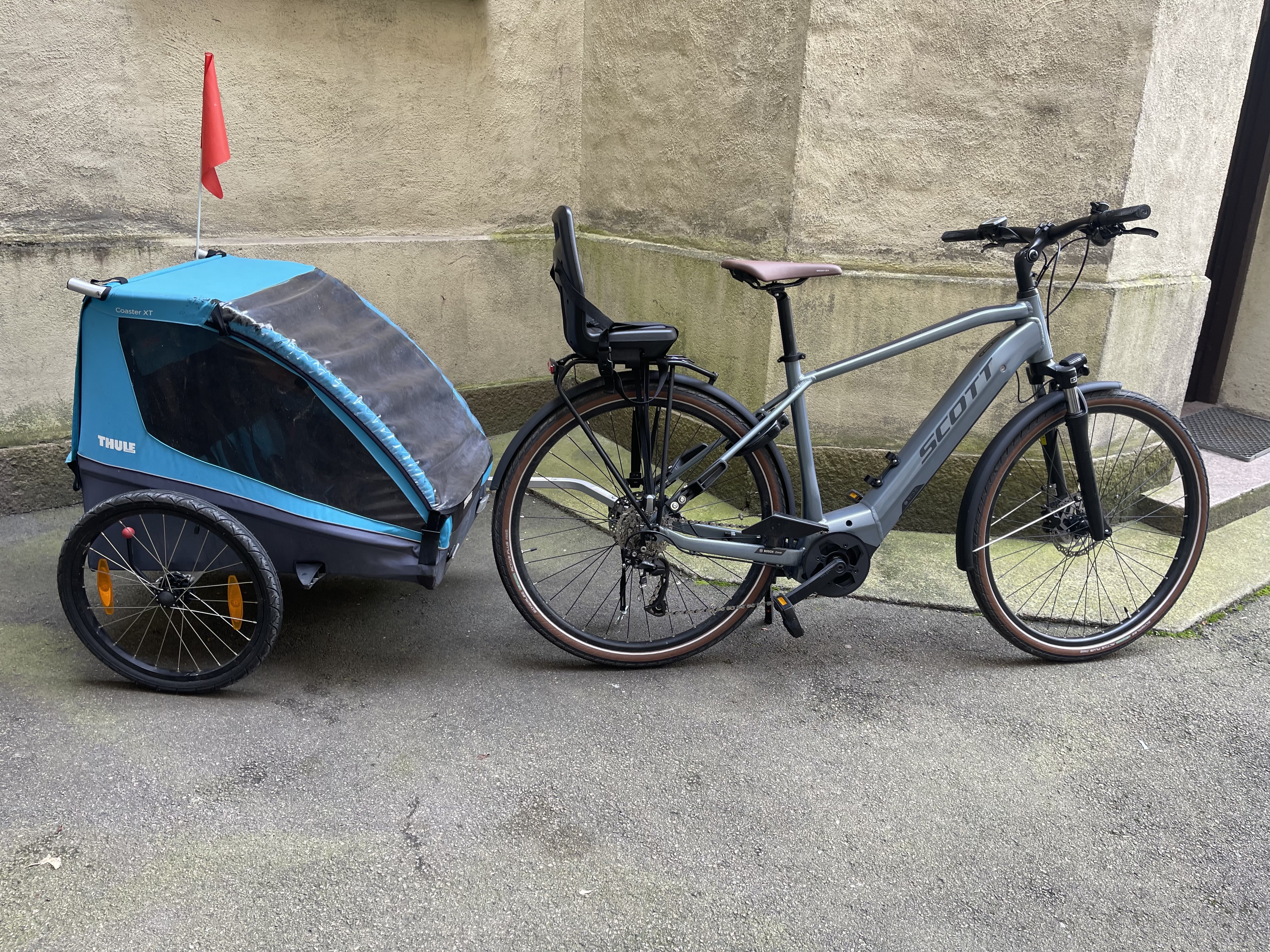 Lei elsykkel gjennom Hygglo