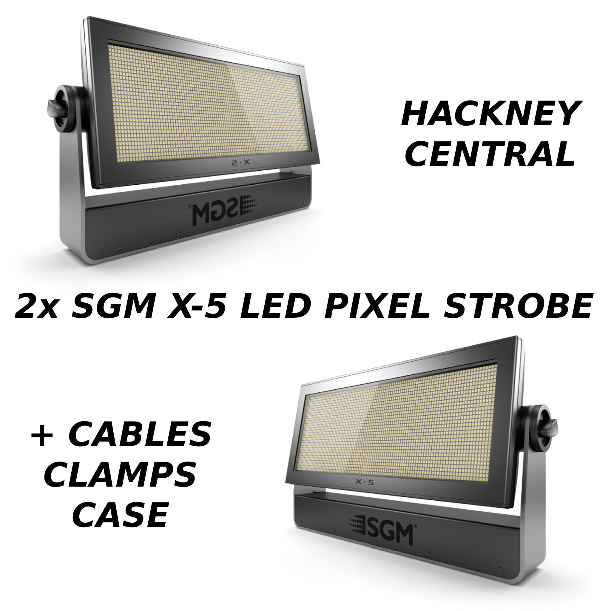 Rent 2x sgm x-5 led pixel strobe from Francis A, Hackney Central for £ ...