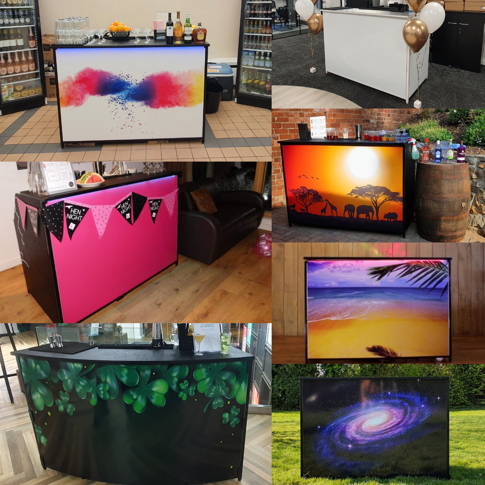 Rent Themed Bar Counter Hire from Flirtina Events, Wembley Hill, Brent ...