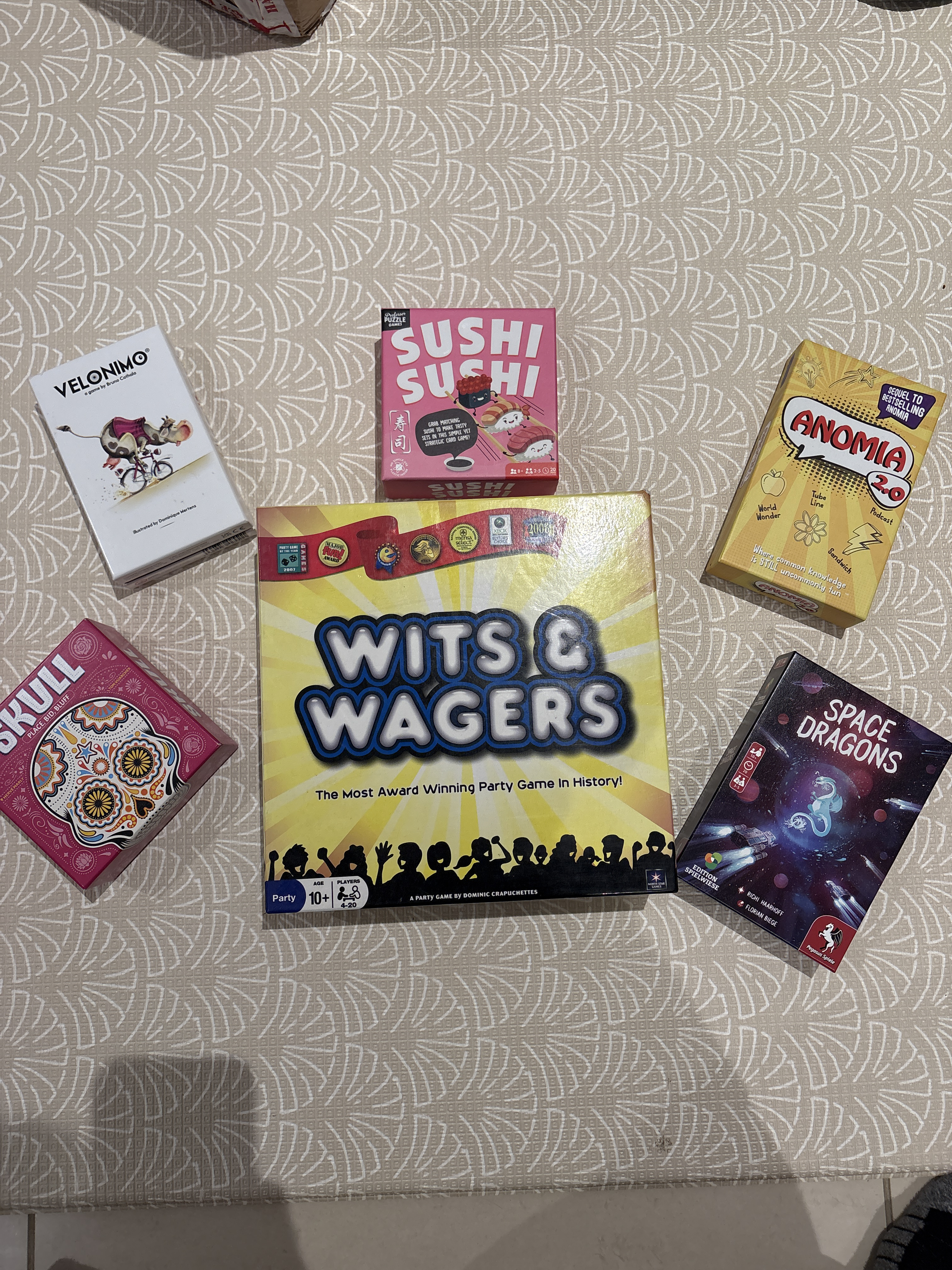 Rent Board Game night Pack (up to 6 players) from Brett K, St Stephen ...