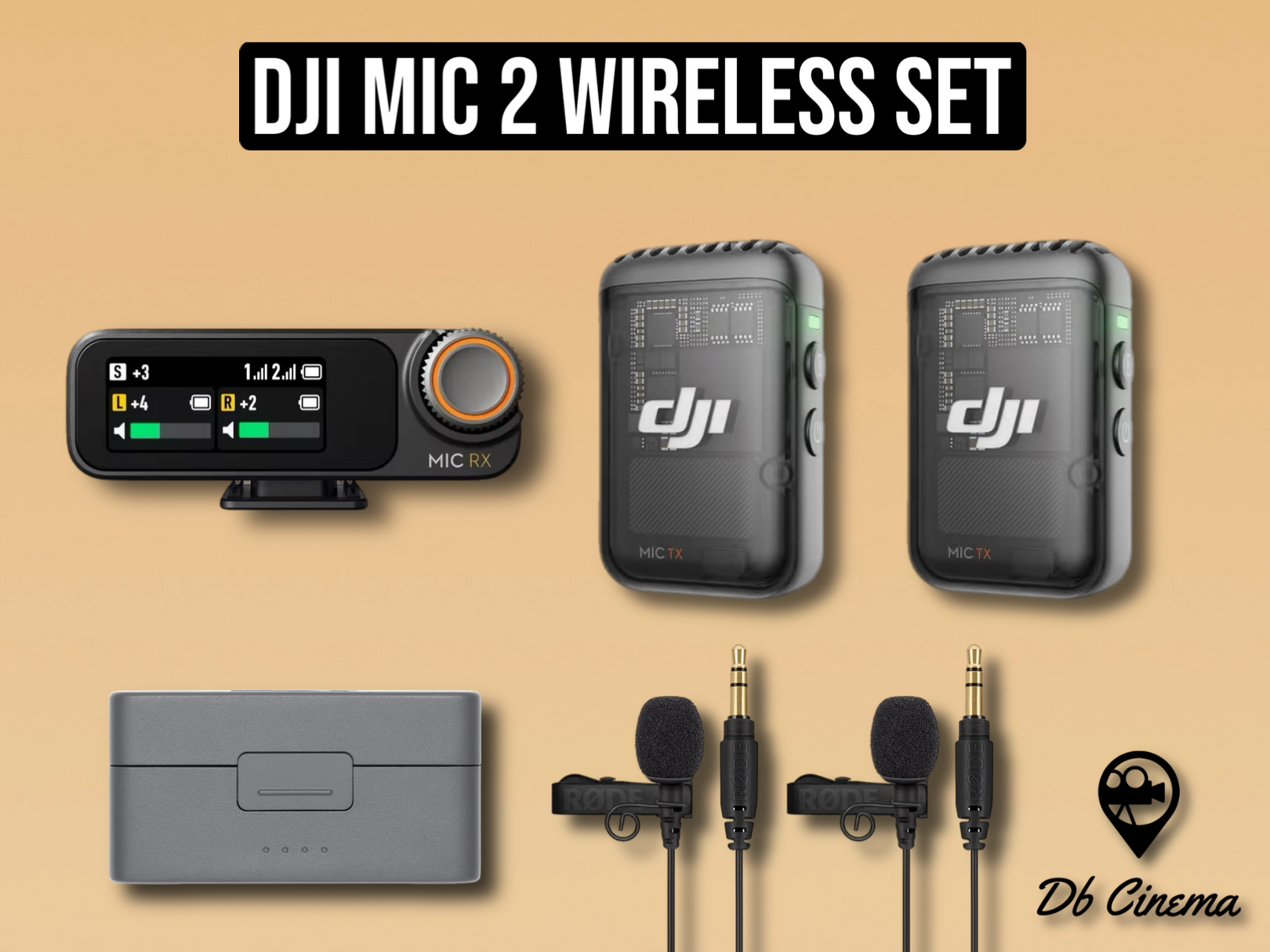 Rent DJI mic 2 audio microphone recorder wireless receiver transmitter ...