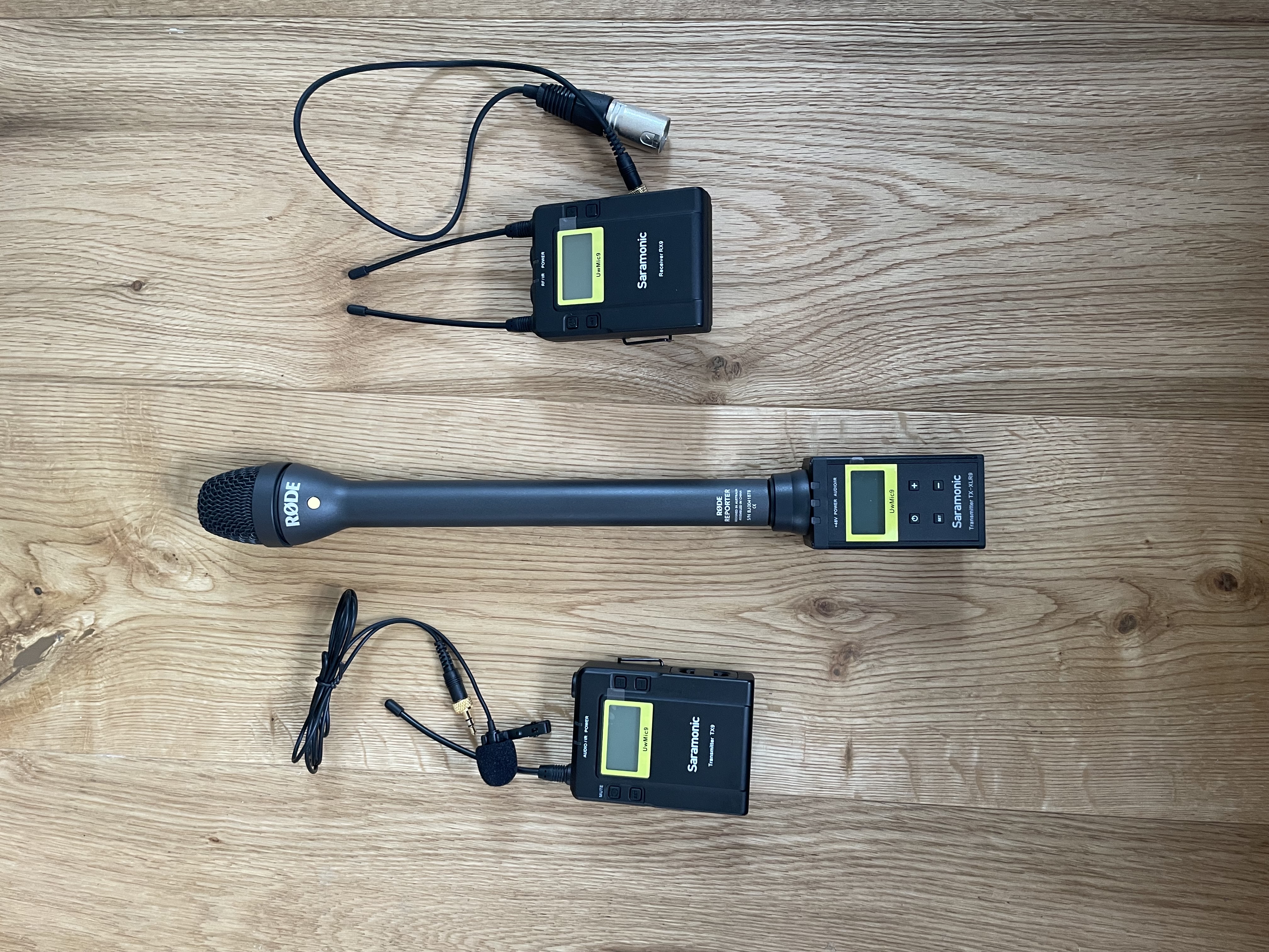 Rent Wireless hand held + lapel microphone 2 person audio kit from ...