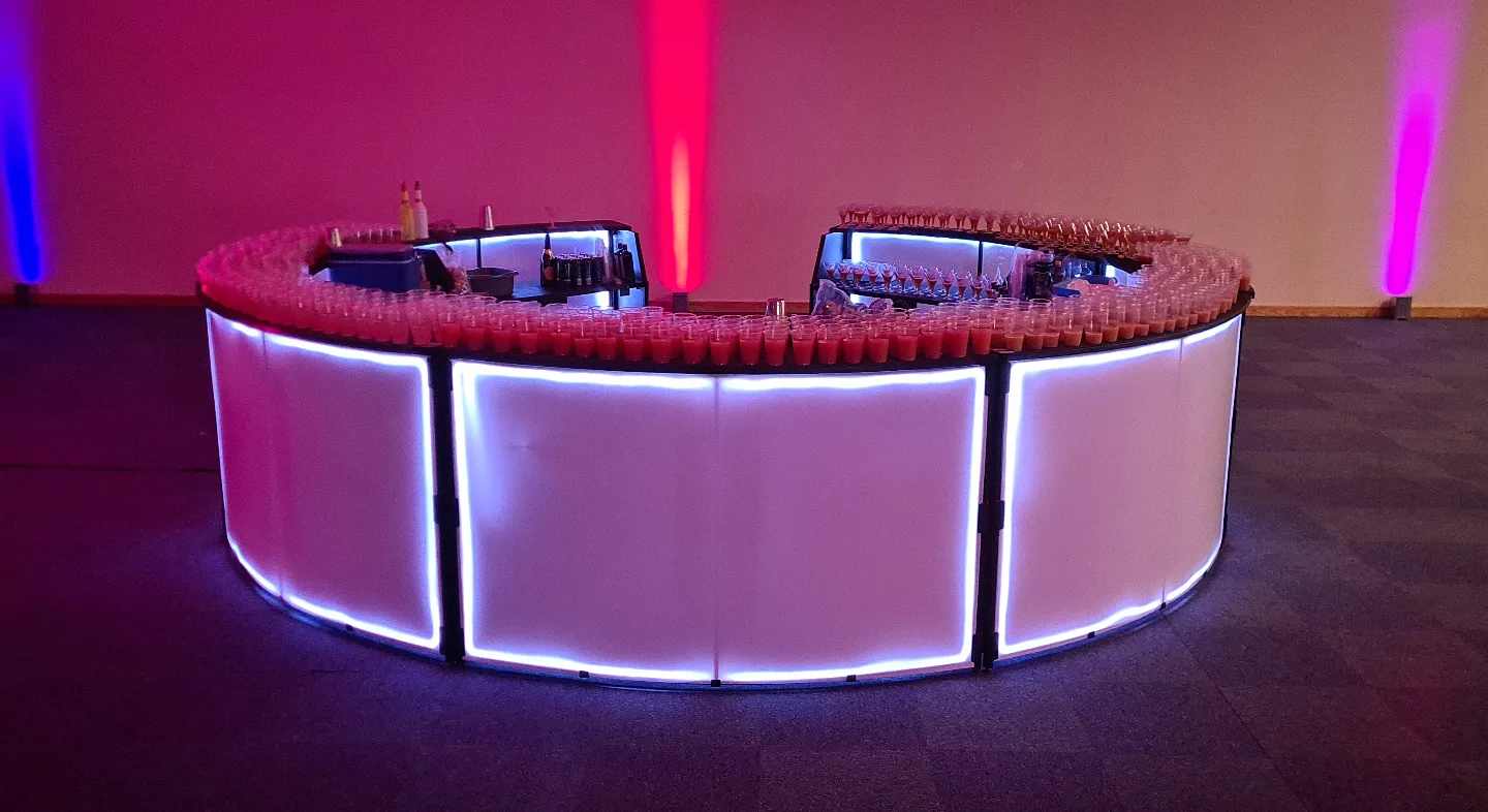 Rent Circular Bar Counter Hire from Flirtina Events, Smithdown ...
