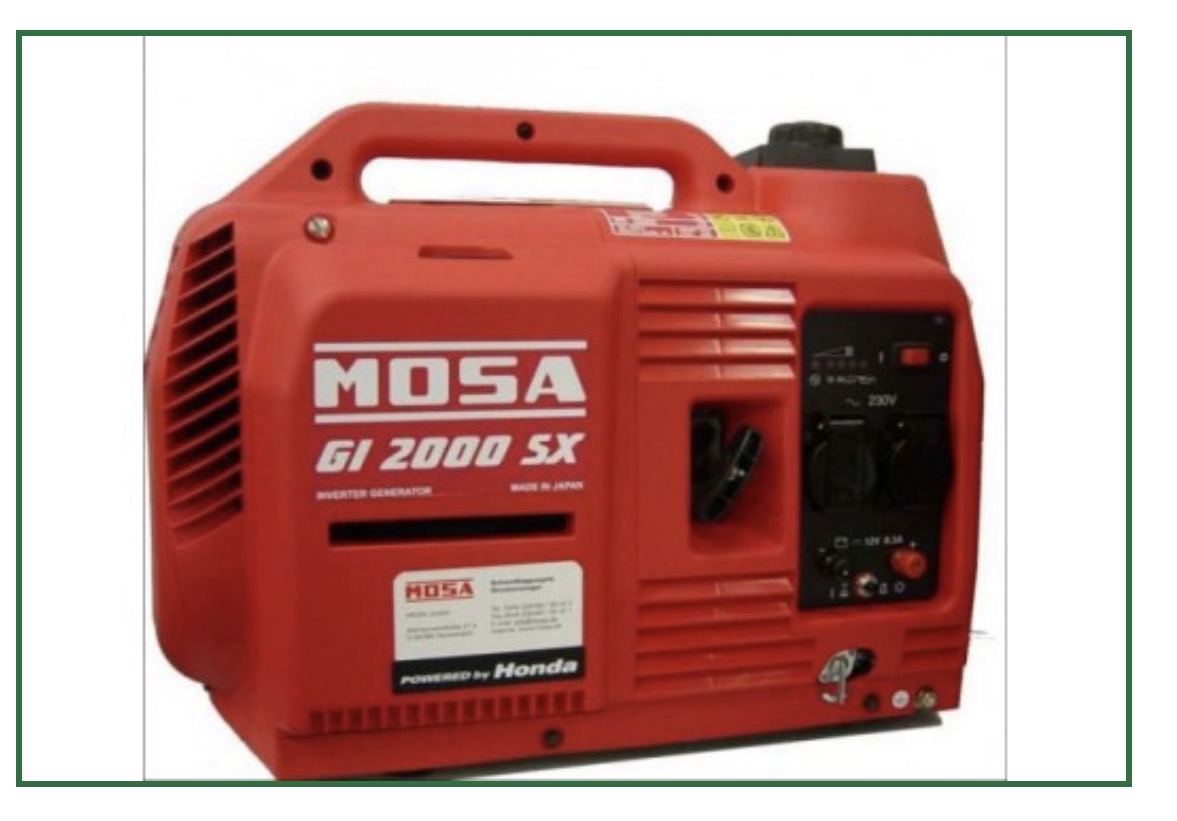 Hyr Elverk MOSA GI 2000SX 1,7 kVA, Honda GX motor av Tobias Karl Albin ...